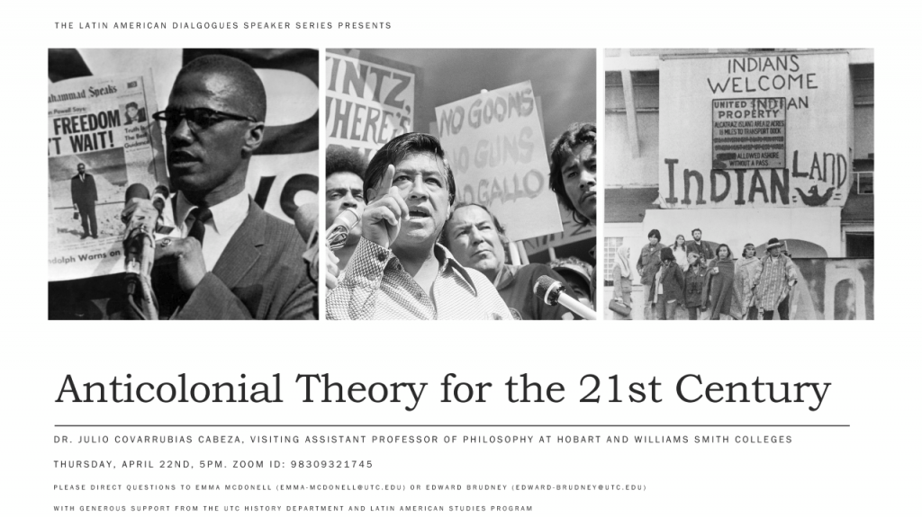 Event on 4/22 - Anticolonial Theory for the 21st Century - History